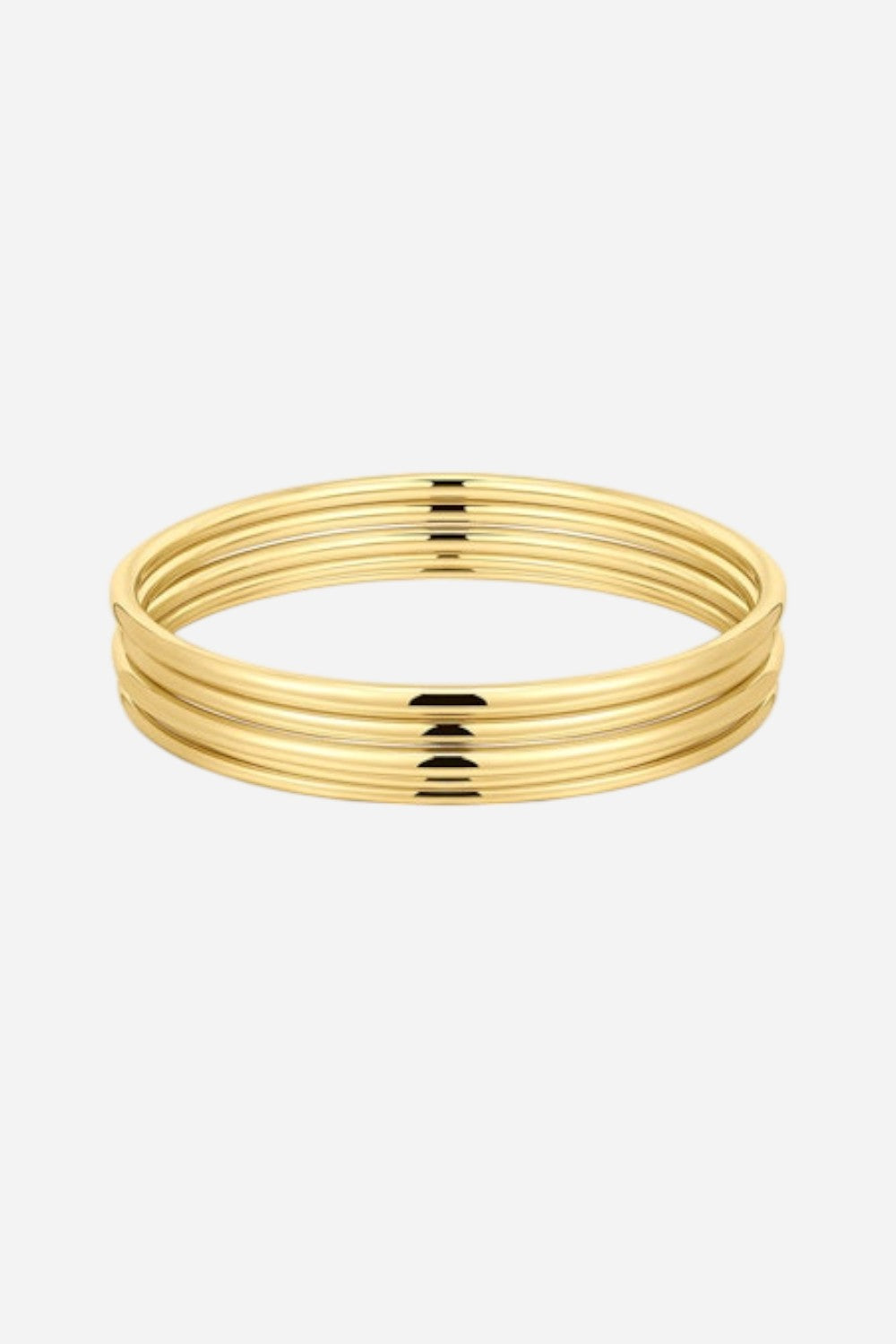 LUV AJ The Sophia Bangle Set in Gold – CHROME