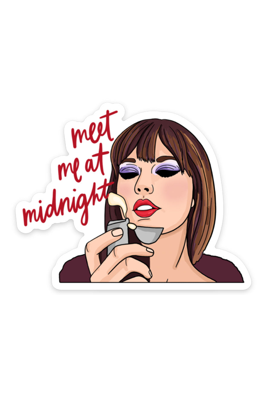Meet Me At Midnight Taylor Swift Vinyl Sticker – CHROME