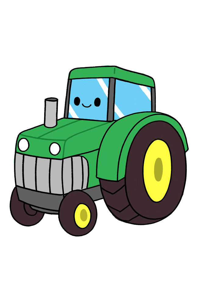 Squishable Go! Green Tractor – CHROME