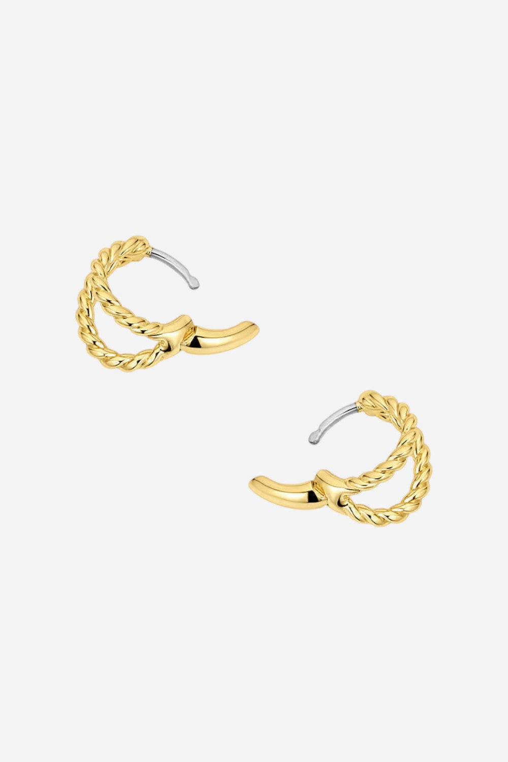 Gorjana Crew Split Huggies Gold – CHROME