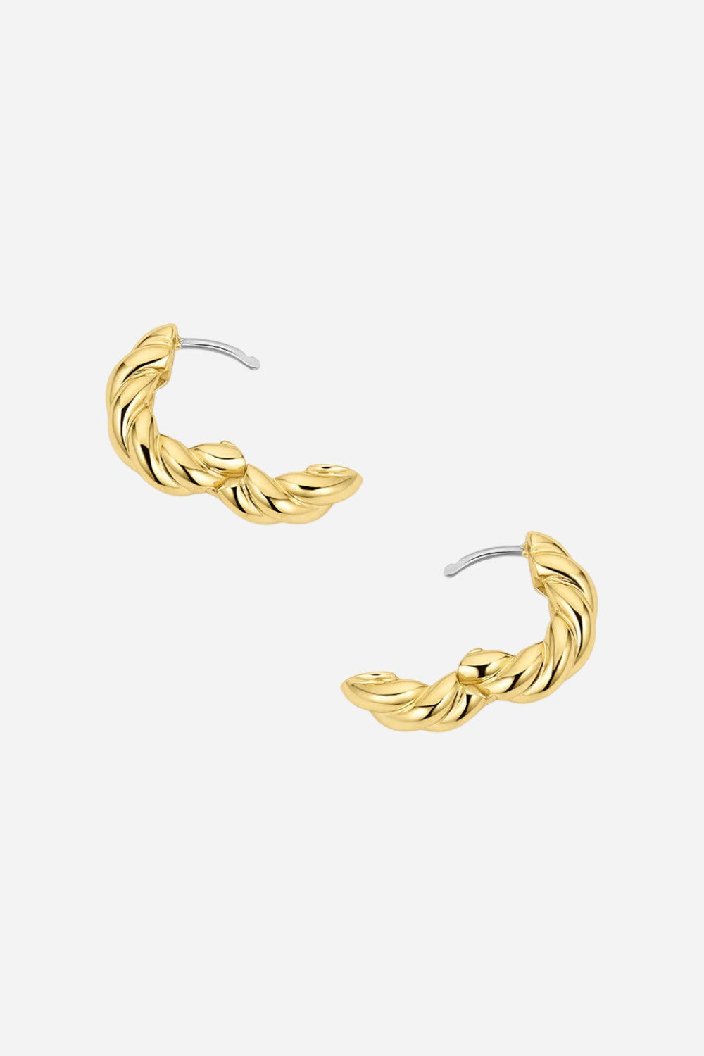 Gorjana Crew Helium Huggies in 18k Gold – CHROME