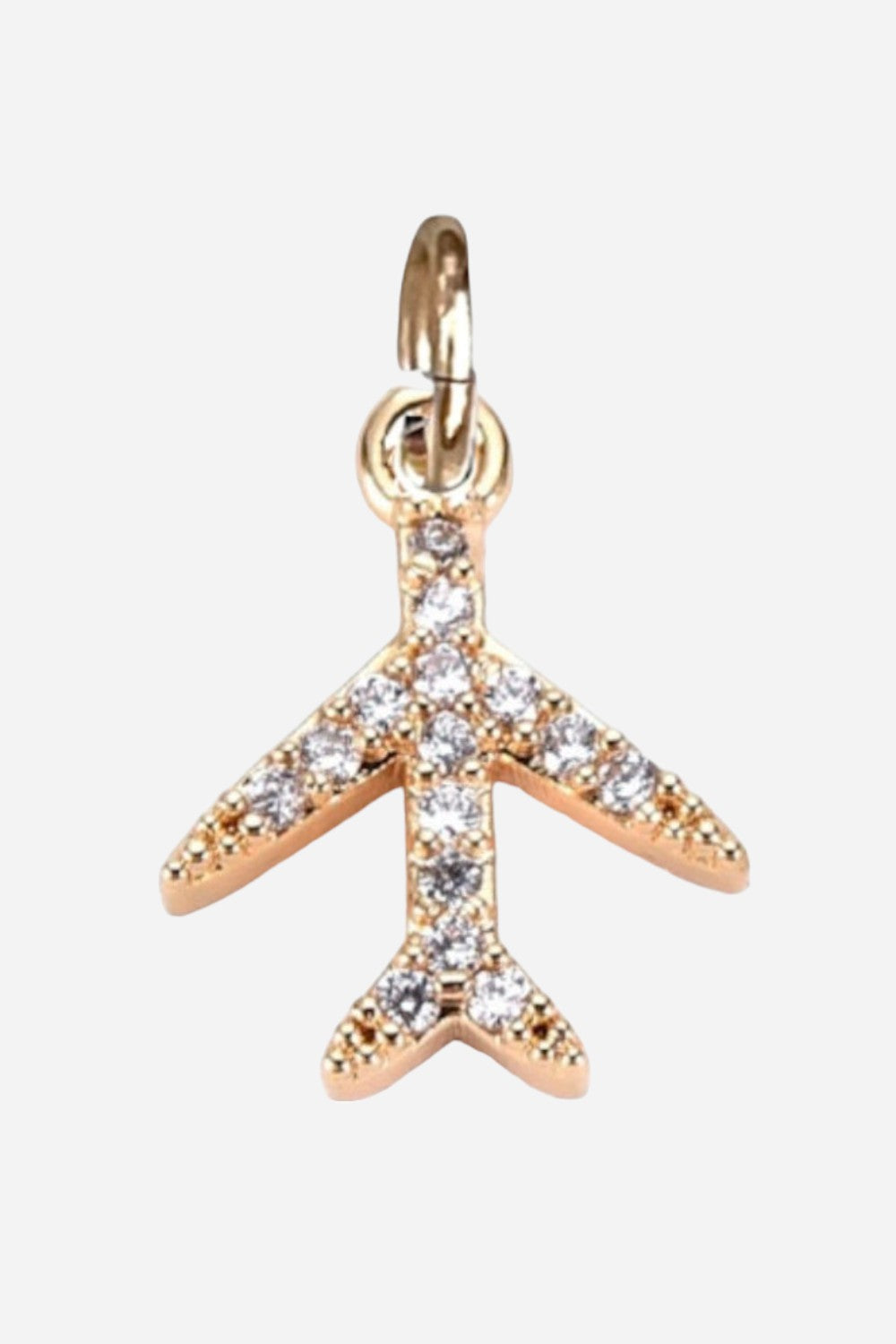 Farrah B Jet Setter Airplane Charm – CHROME