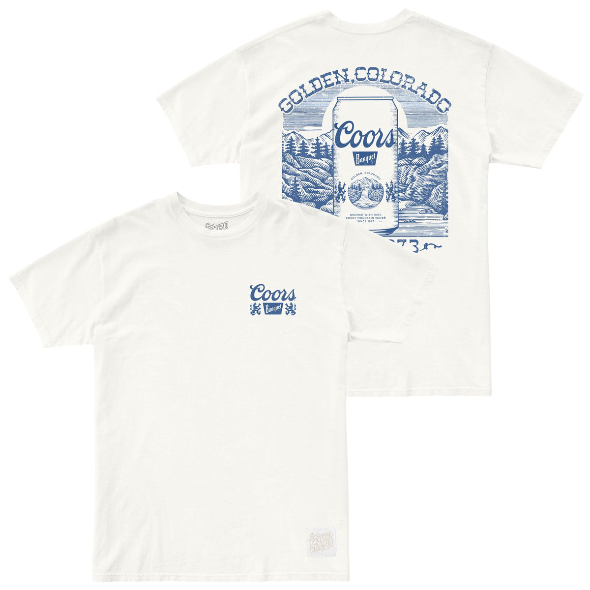 The Original Retro Brand Coors Banquet Golden Colorado in White – CHROME