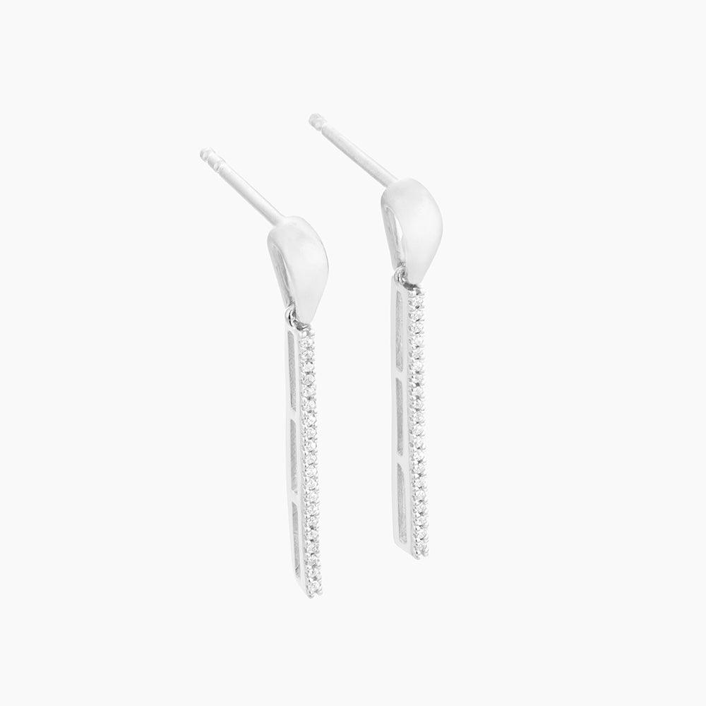 Ella Stein Drop The Mic Earrings in Sterling Silver – CHROME