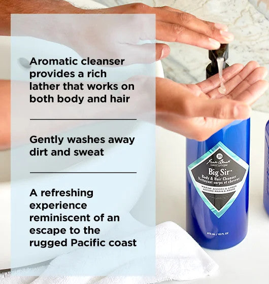 Jack Black Big Sir Body & Hair Cleanser - 3Oz – CHROME