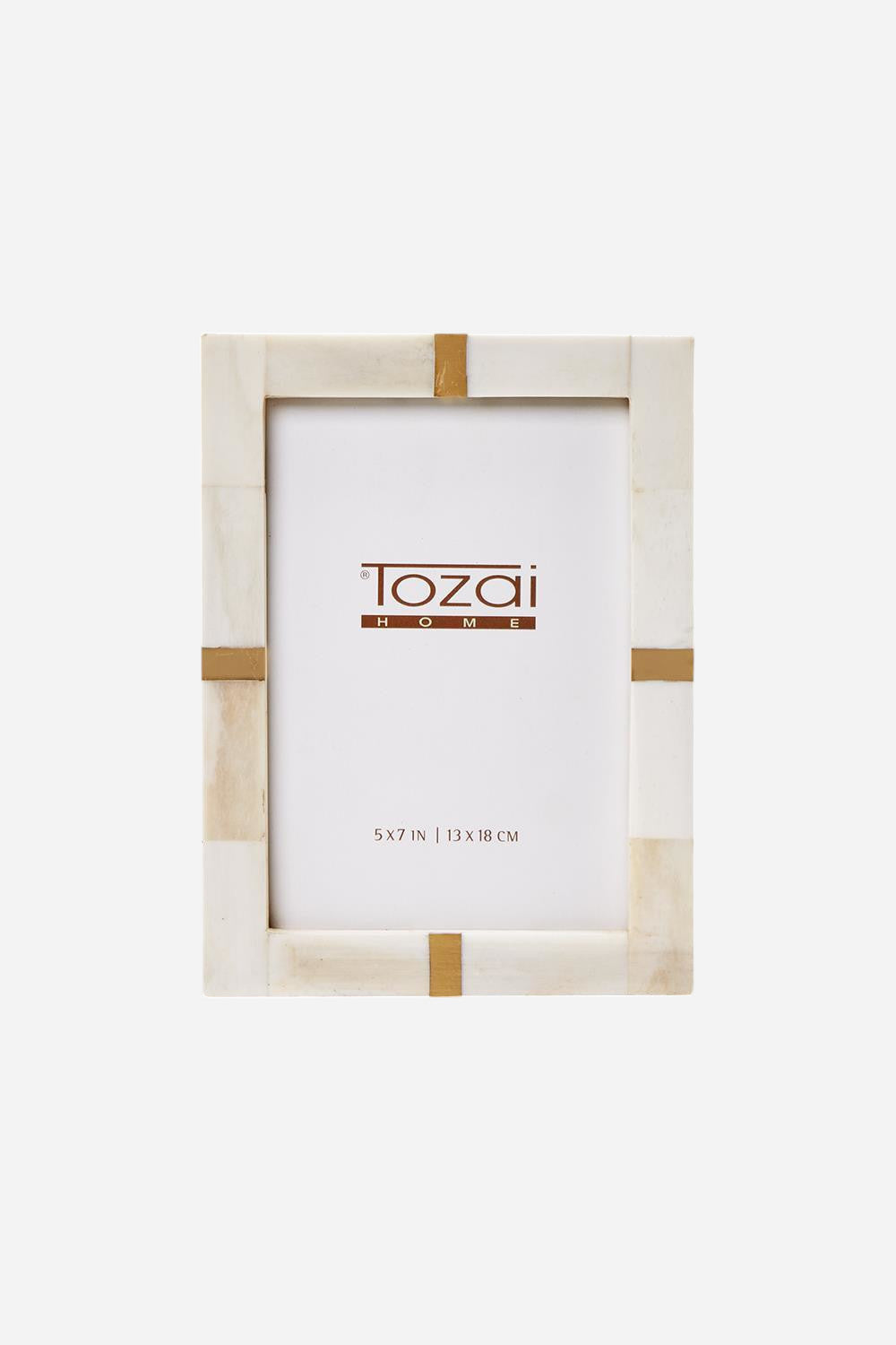 Bone and Brass Photo Frame - 5x7 – CHROME