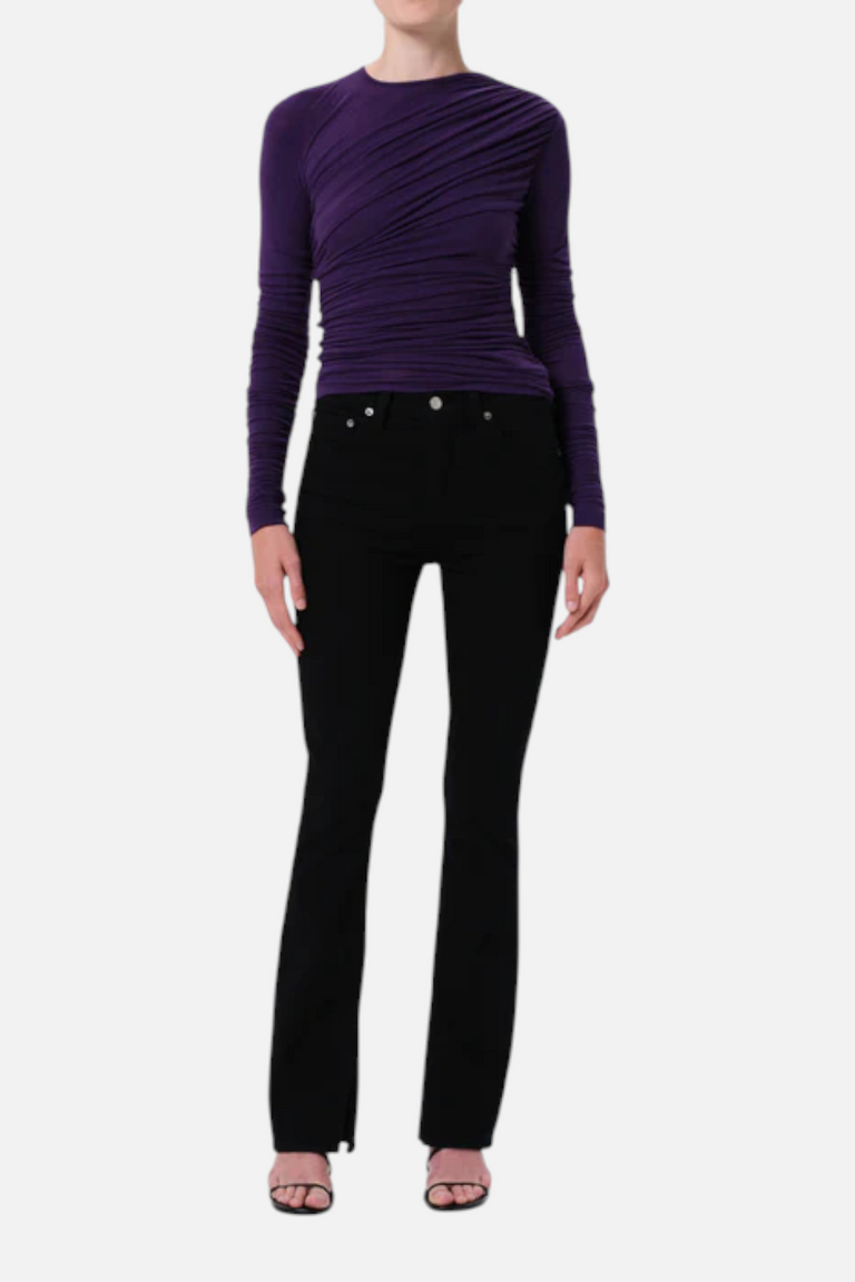 Agolde Ingram Split Skinny Jean in Immersion – CHROME
