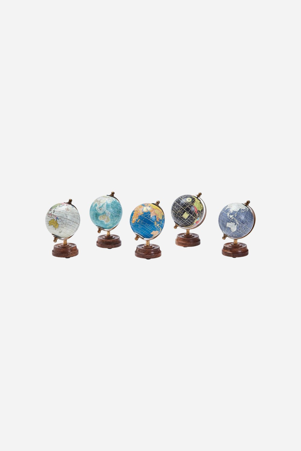 Around the World Mini Globe – CHROME