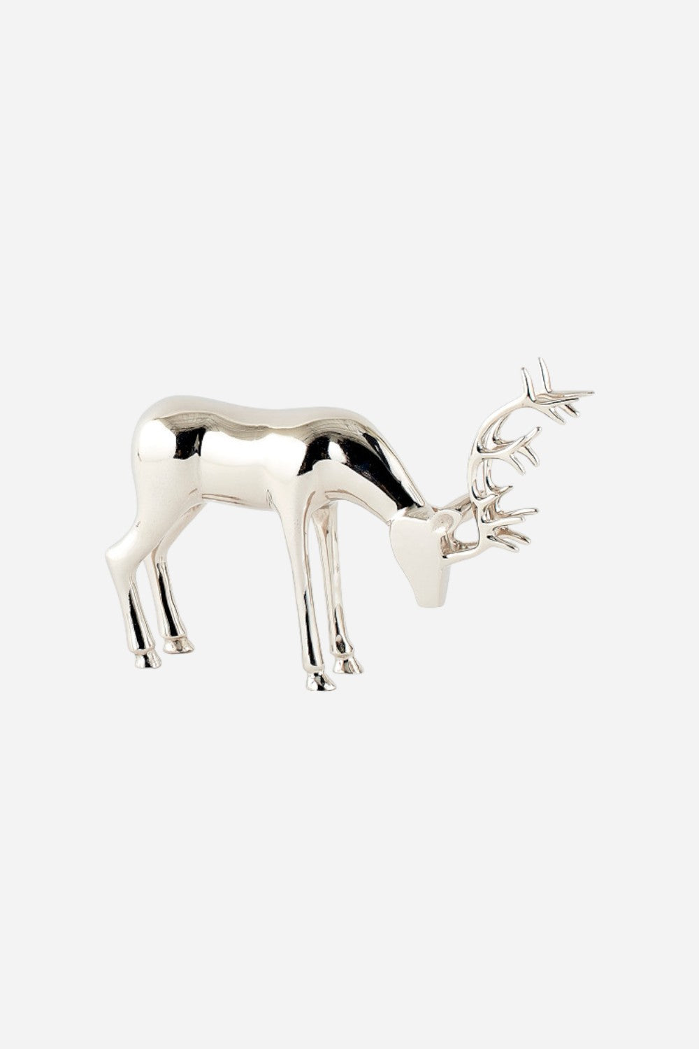 Bending Deer, Silver Aluminum – CHROME