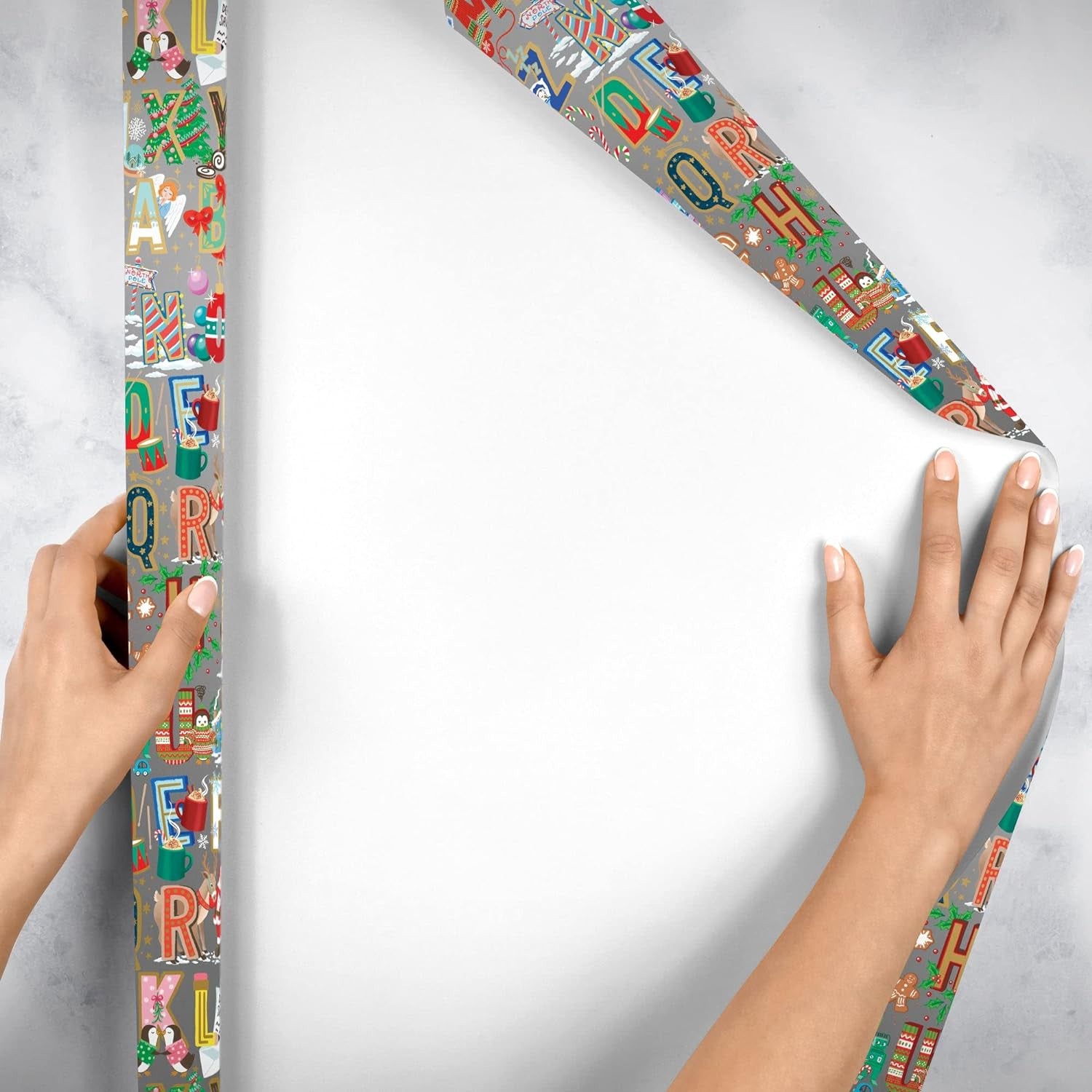 Christmas Alphabet Gift Wrapping Paper - Jumbo – CHROME