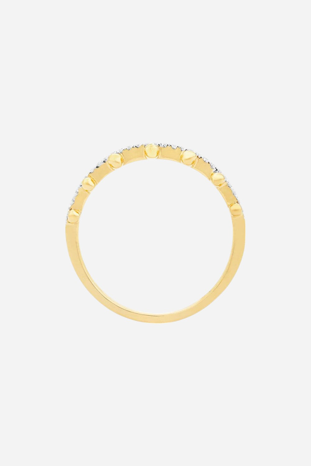 Ella Stein Down To Earth Stackable Ring in Gold - Size 7 – CHROME