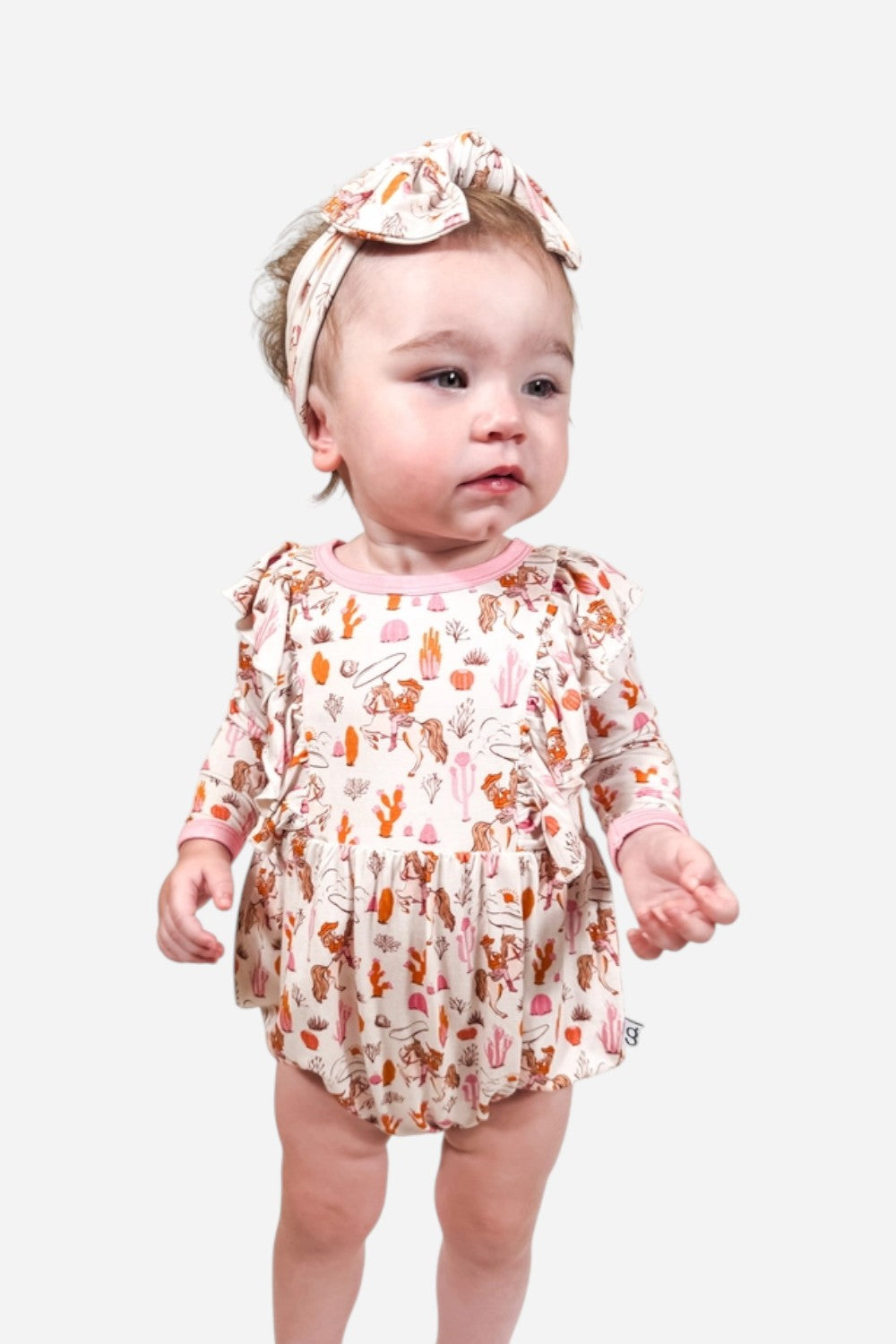 Goosies Saddle Up, Cowgirl Long Sleeve Flutter Bubble – CHROME