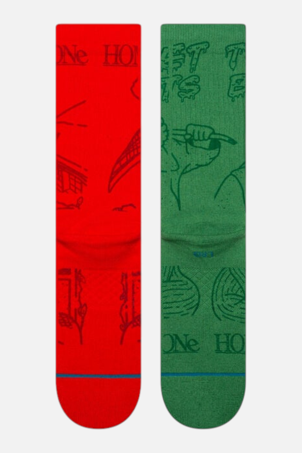Stance Home Alone Crew Sock in Multi- Medium – CHROME