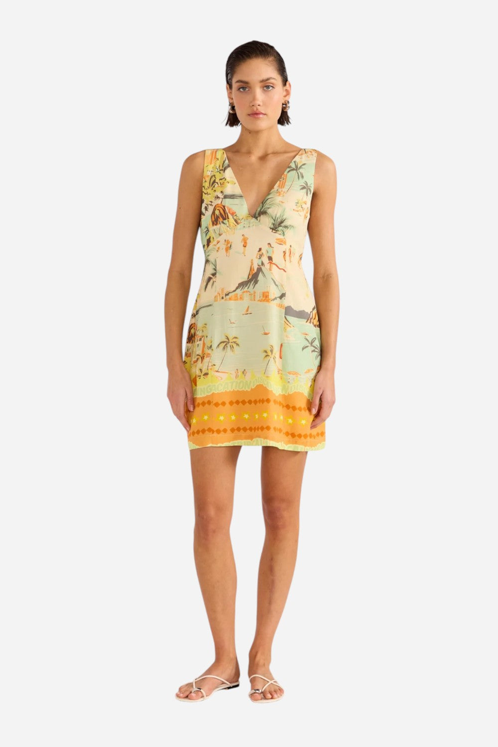 MINKPINK Vacanza Mini Dress – CHROME