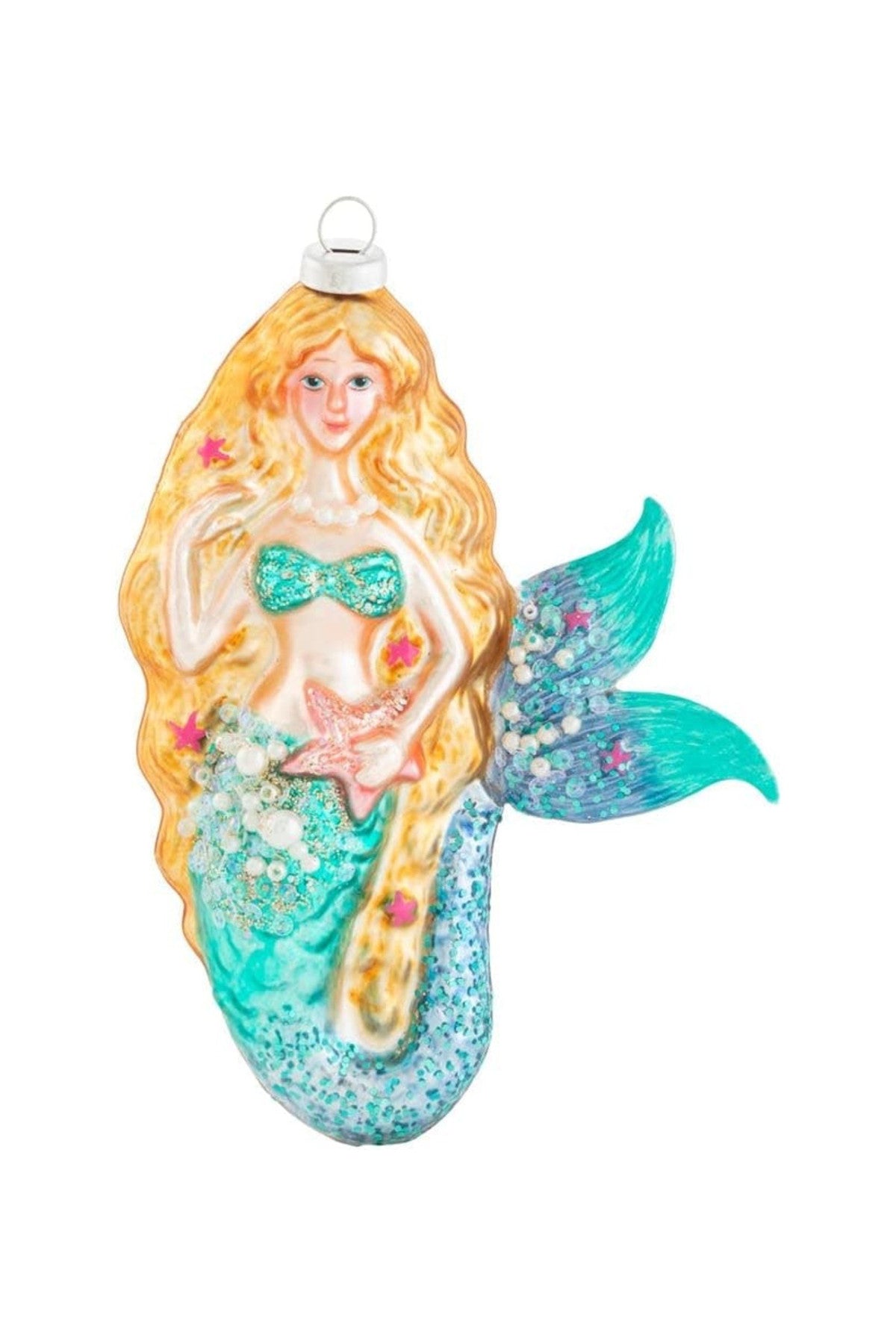 Mermaids Ornament – CHROME