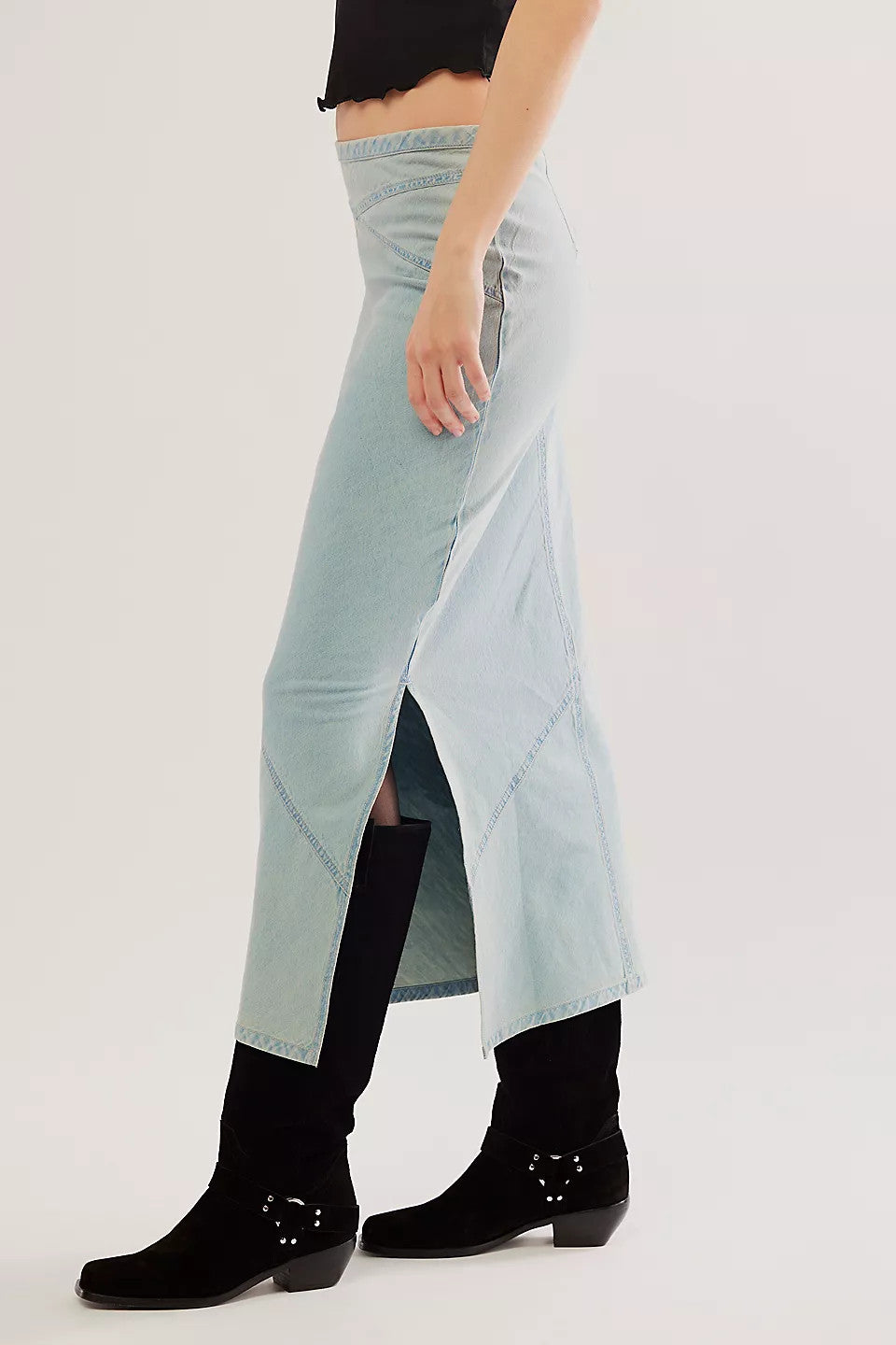 Free People Muse Moment Mid-Rise Slip Skirt in Spring Fling – CHROME