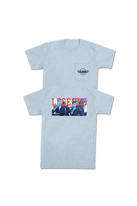 Old Row Wingmen Pocket Tee in Light Blue – CHROME