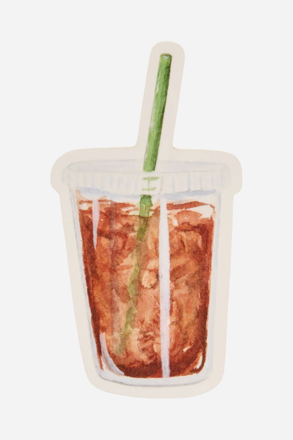 One & Only Paper Iced Coffee Watercolor Sticker – CHROME