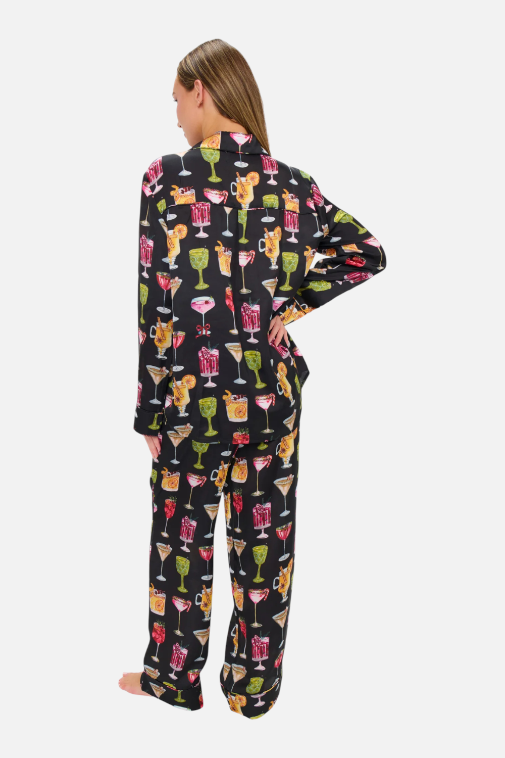 Show Me Your Mumu Classic PJ Set in Holiday Cocktails Silky – CHROME