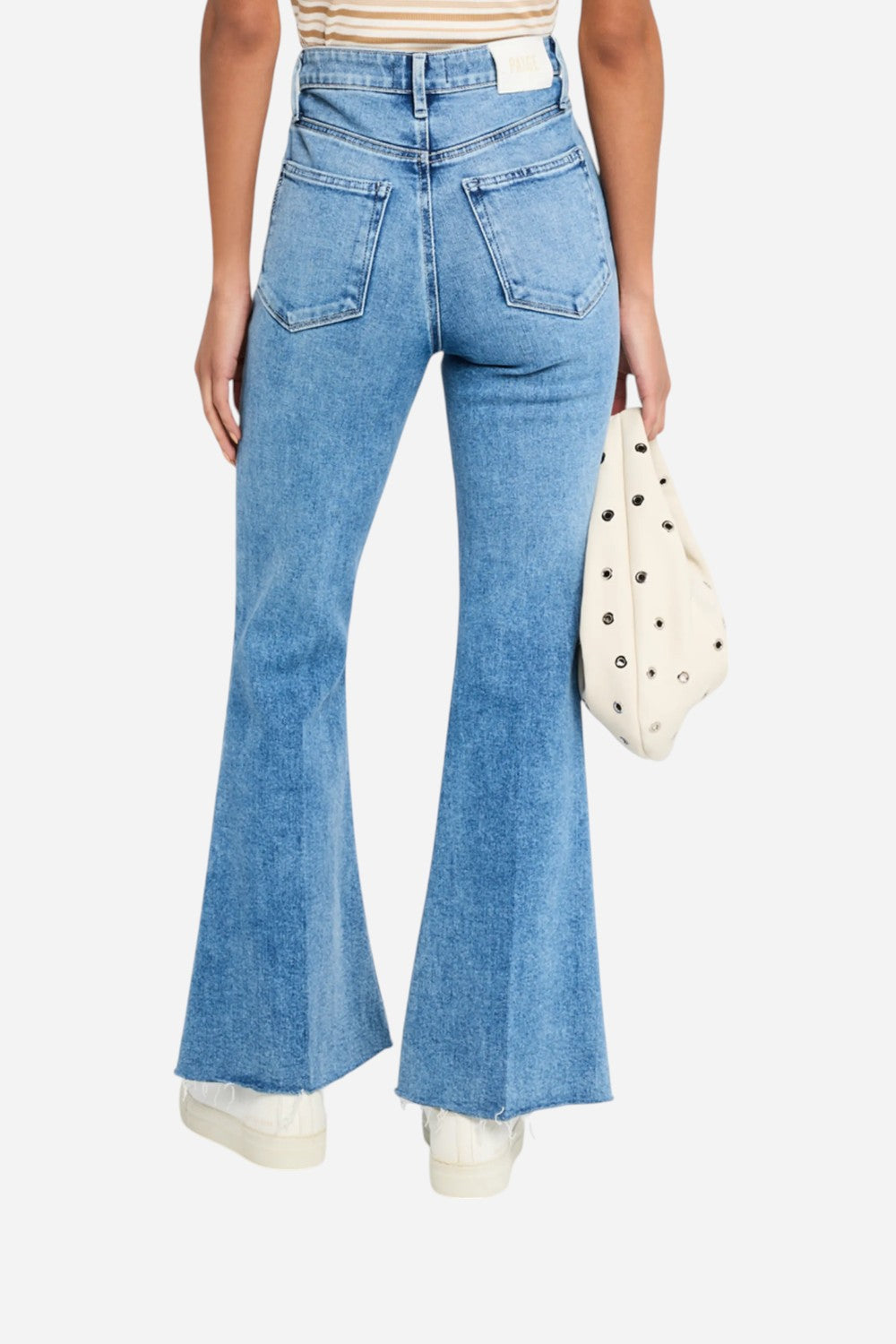 Paige Marlow Skimmer Raw Hem Jeans in Bebop – CHROME