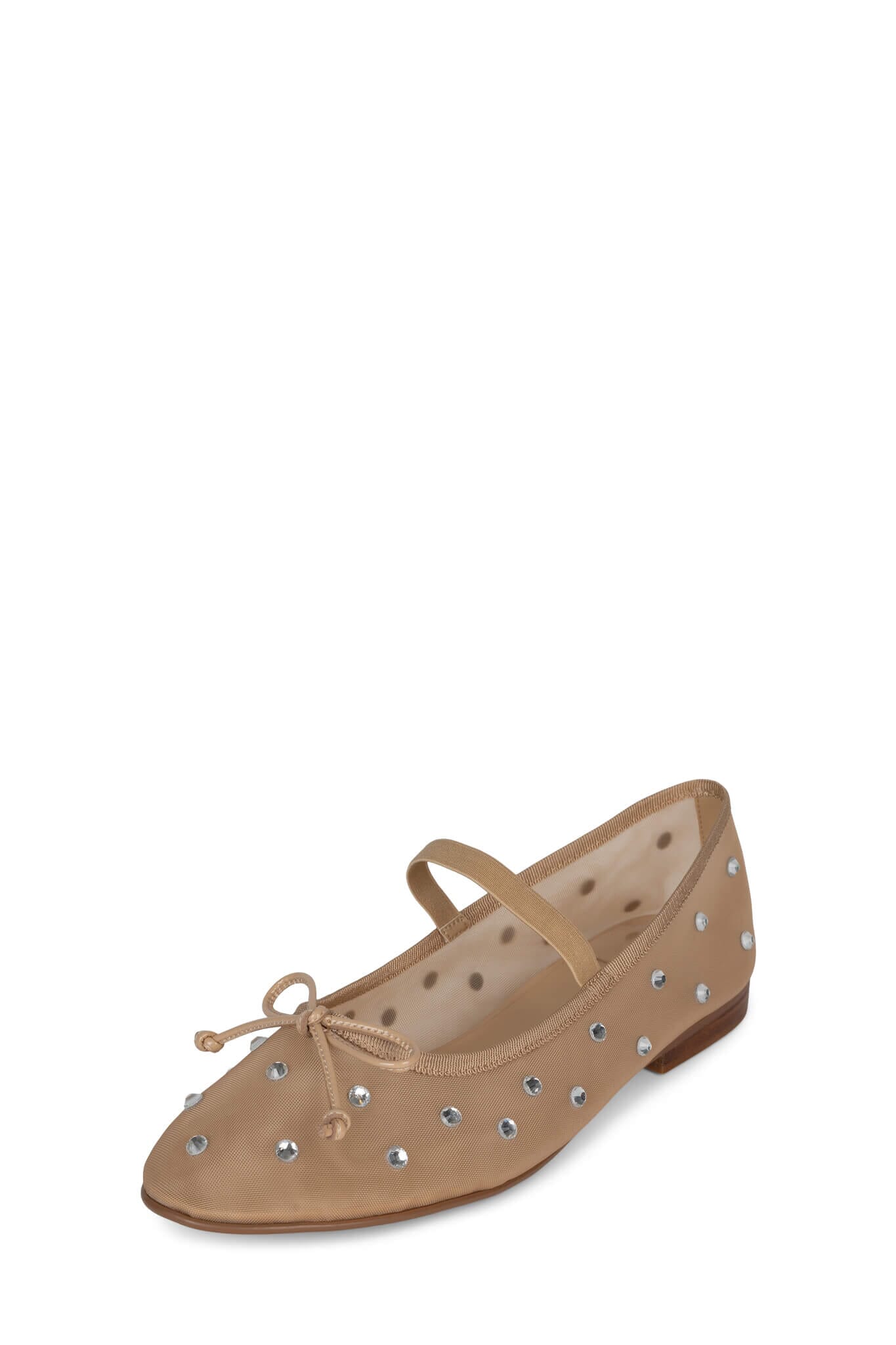 Jeffrey Campbell Releve-MJJ in Natural Mesh Clear Combo – CHROME