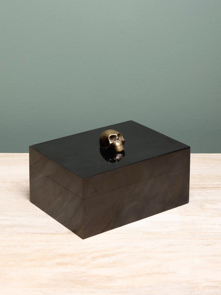 Chehoma Resin Box with Skull on Lid – CHROME
