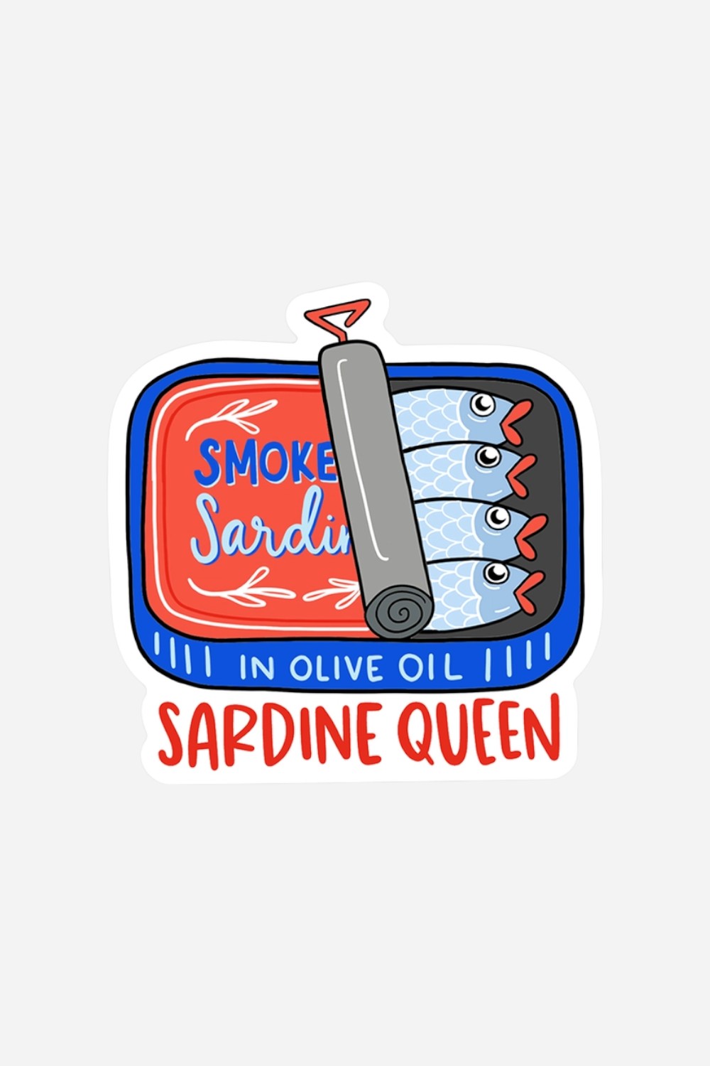 Sardine Queen Sticker – CHROME