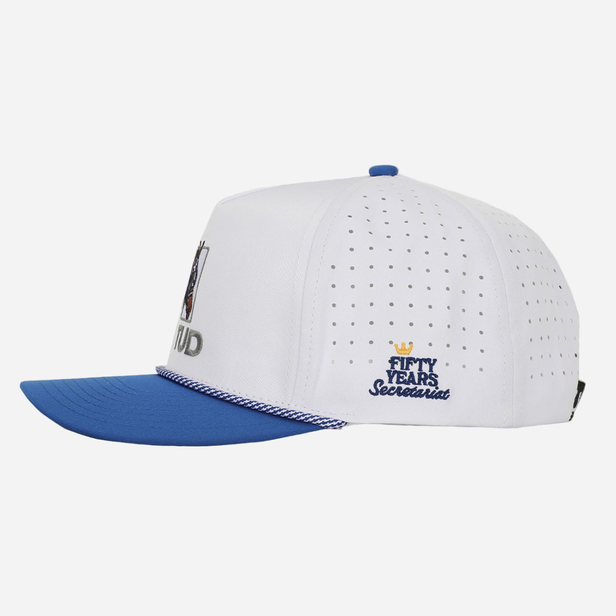 Secretariat Stud Snapback Hat in Royal Blue/White – CHROME