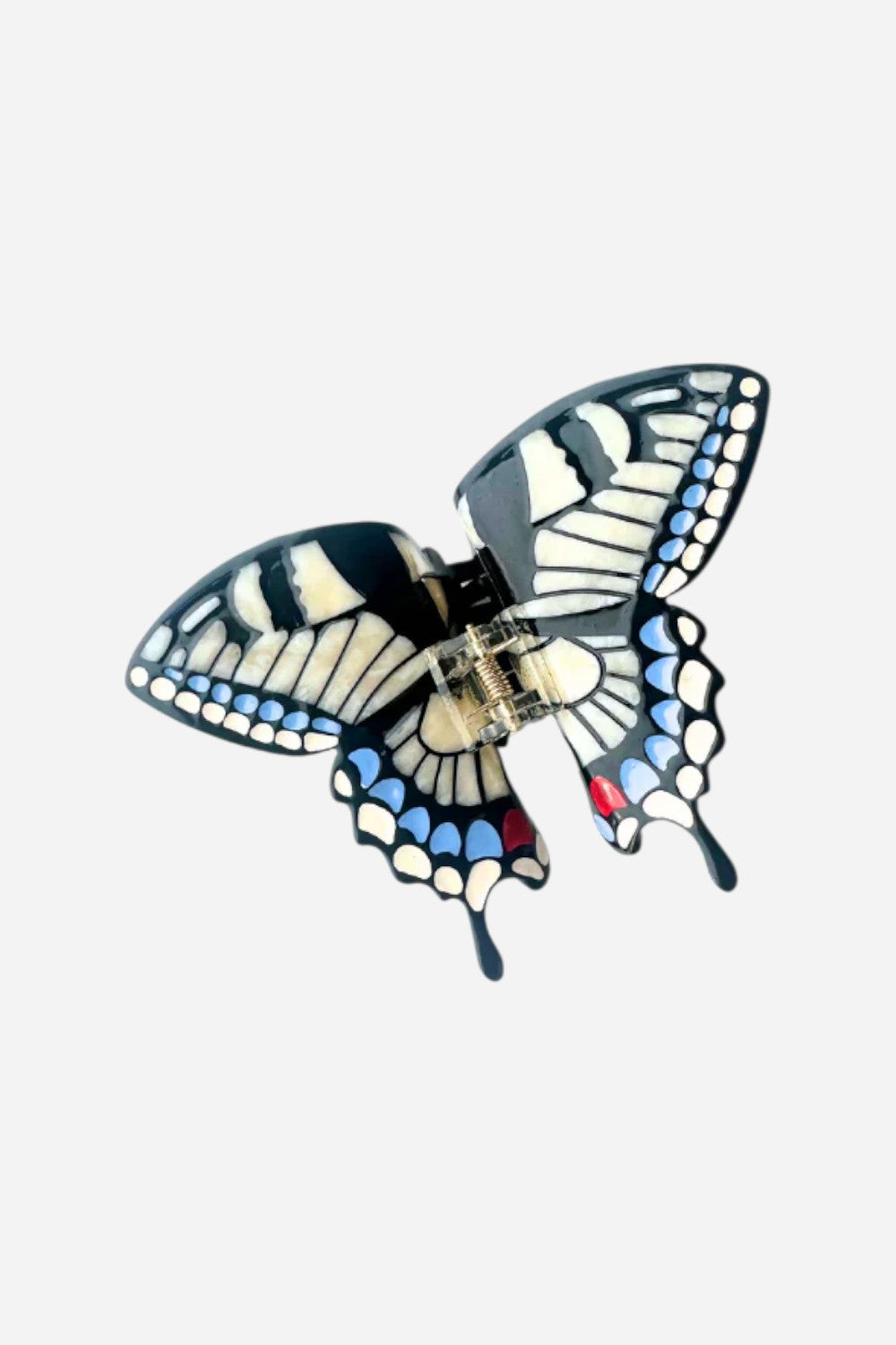 Solar Eclipse Hand-Painted Swallowtail Butterfly Claw Hair Clip | Eco ...