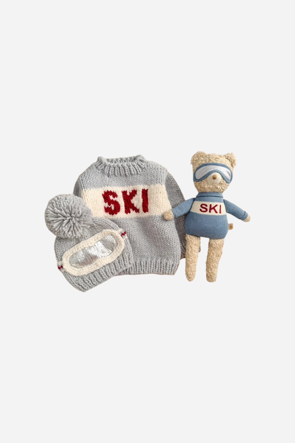 The Blueberry Hill Benjamin Bear Ski Plush Toy – CHROME