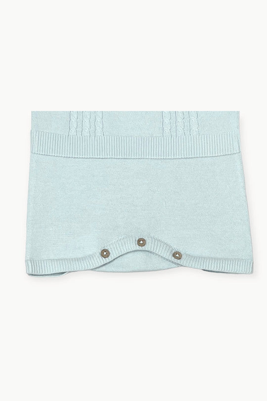 Viverano Milan Collar & Cable Knit Baby Bodysuit – CHROME