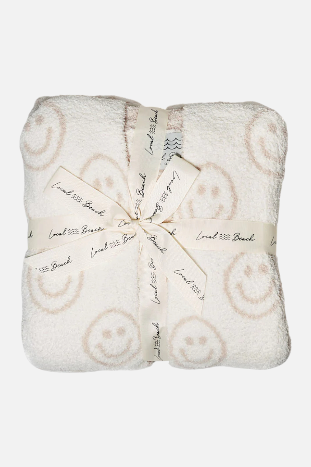 Women's Local Beach Smiley Luxe Robe Cream – CHROME