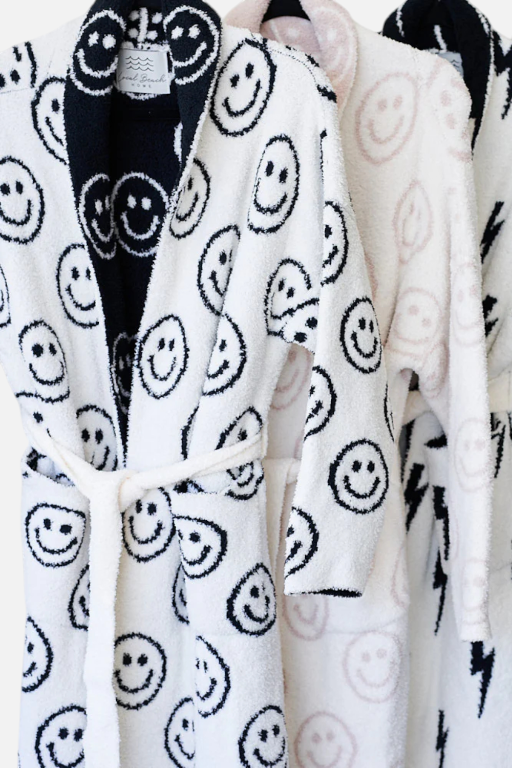 Local Beach Smiley Luxe Robe Black – CHROME