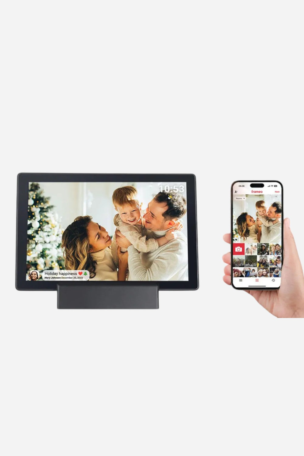 Wireless Digital Picture & Video Frame in Black – CHROME
