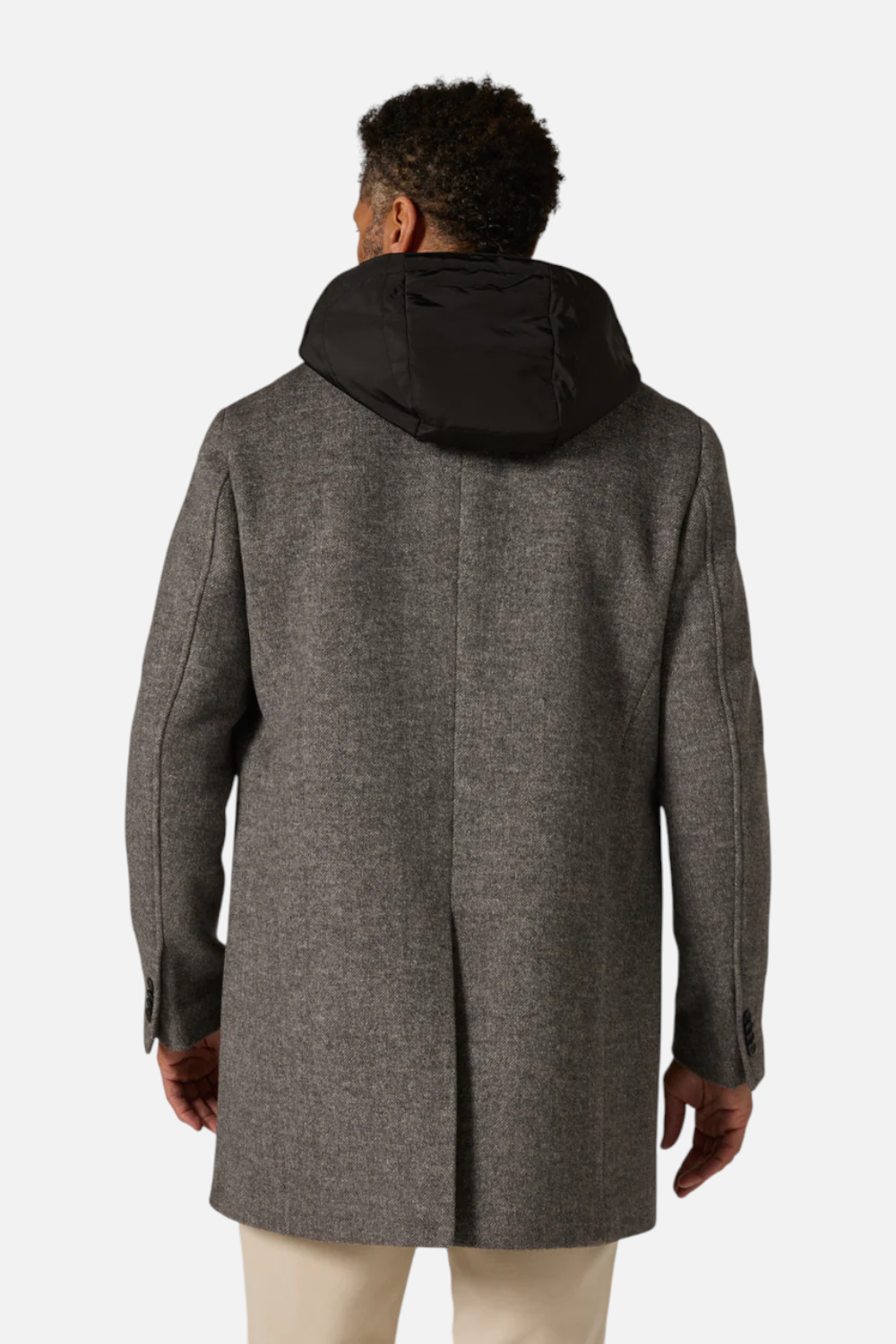 7 Diamonds Men's Borough Overcoat in Grey – CHROME