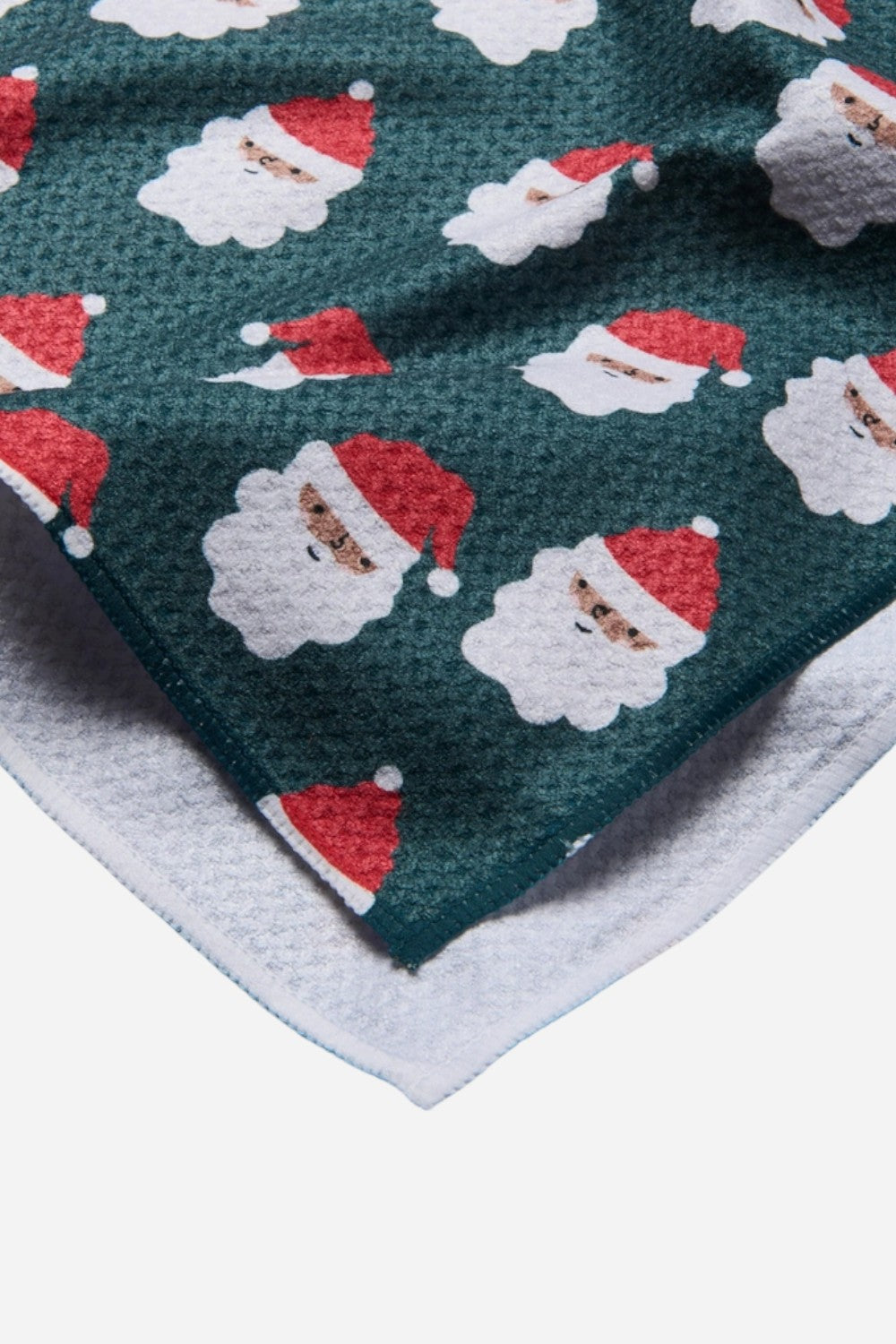 Geometry Santa Santa Tea Towel – CHROME