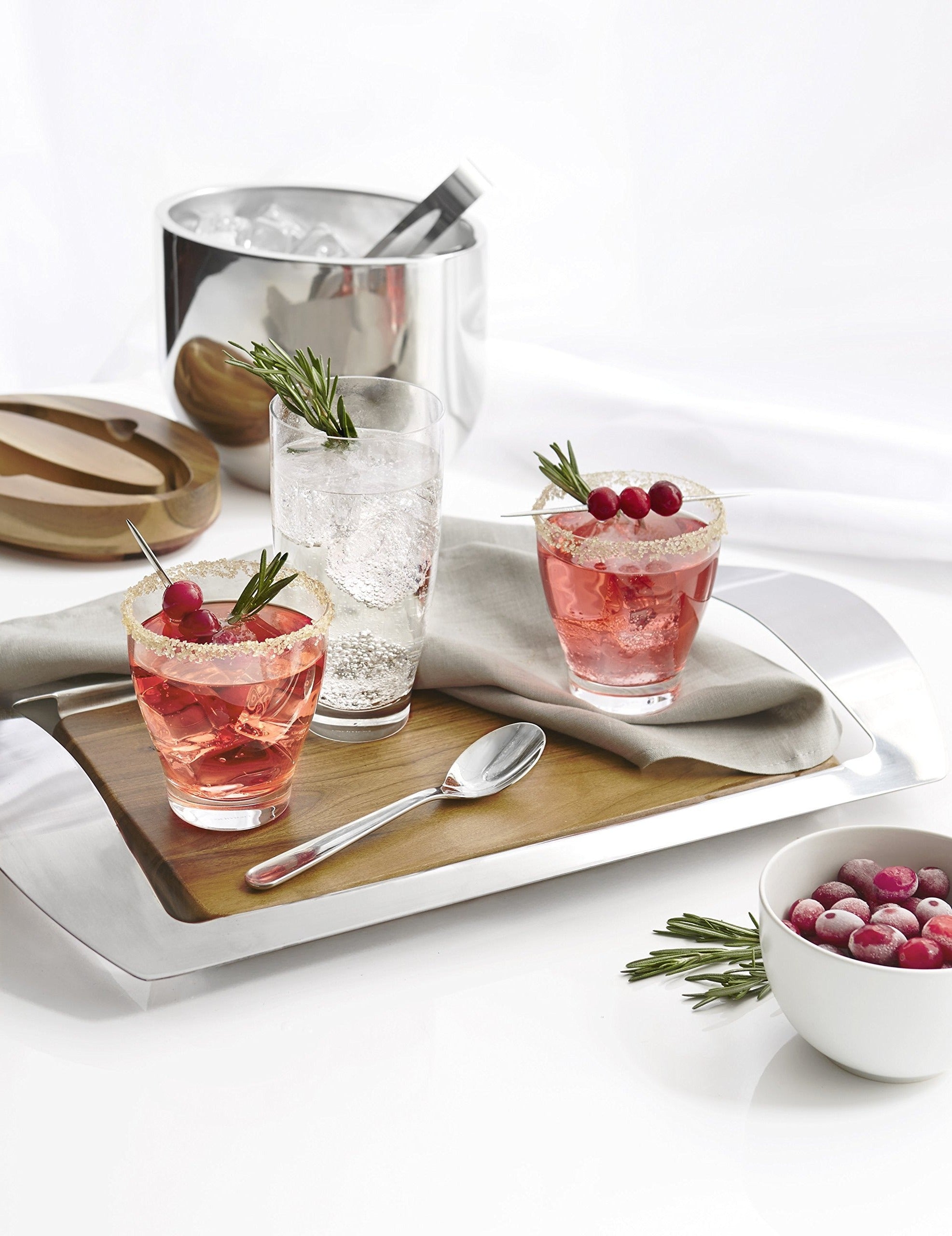 Nambé Mikko Bar Tray – CHROME