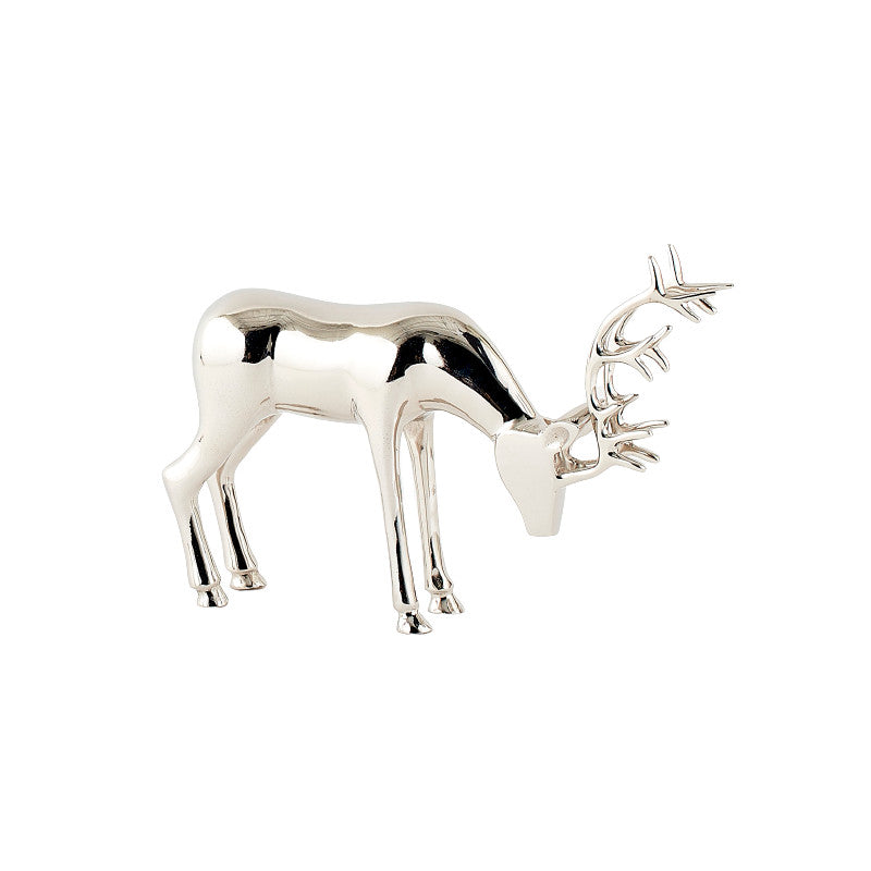 Bending Deer, Silver Aluminum – CHROME