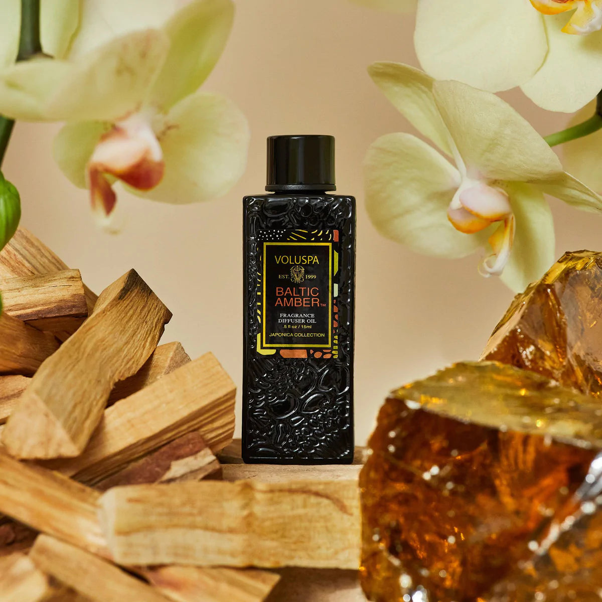 Voluspa Baltic Amber Ultra Sonic Oil – CHROME