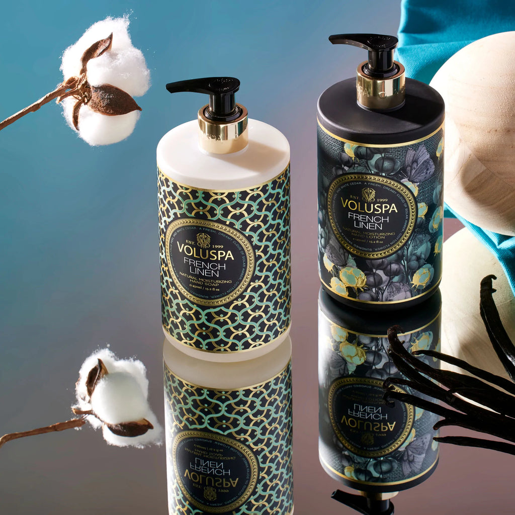 Voluspa French Linen Hand Lotion – CHROME