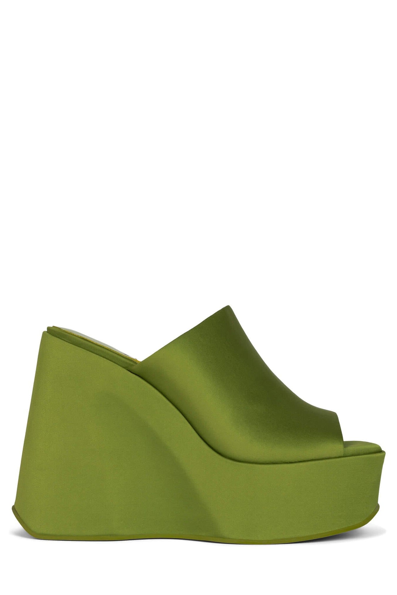 Jeffrey Campbell High-Up Platform Mule in Chartreuse – CHROME