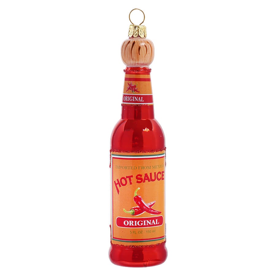 Hot Sauce Ornament – CHROME