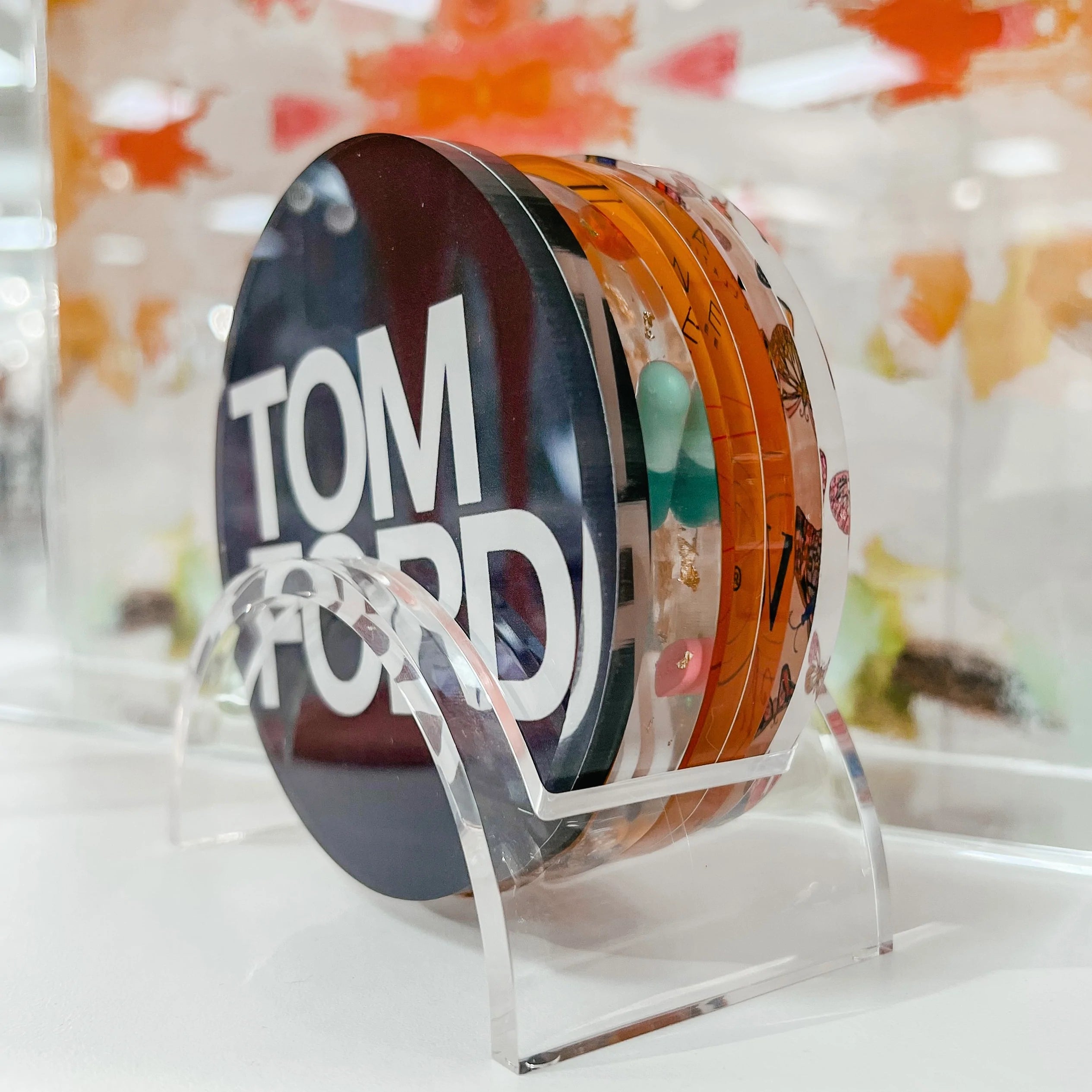 U Shaped Coaster Display – CHROME