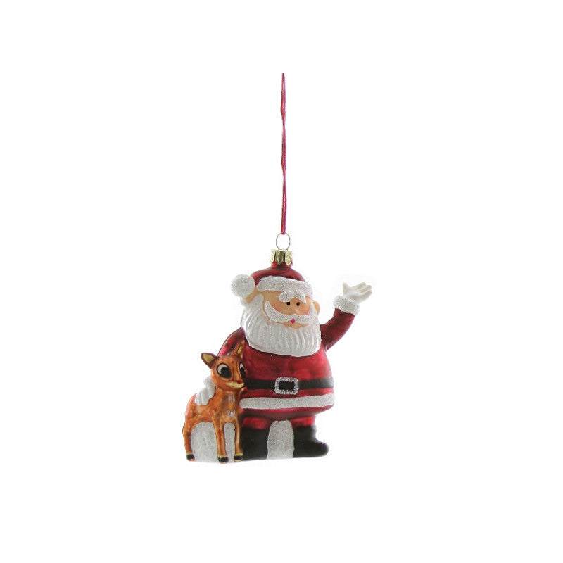 Retro Rudolph Santa – CHROME