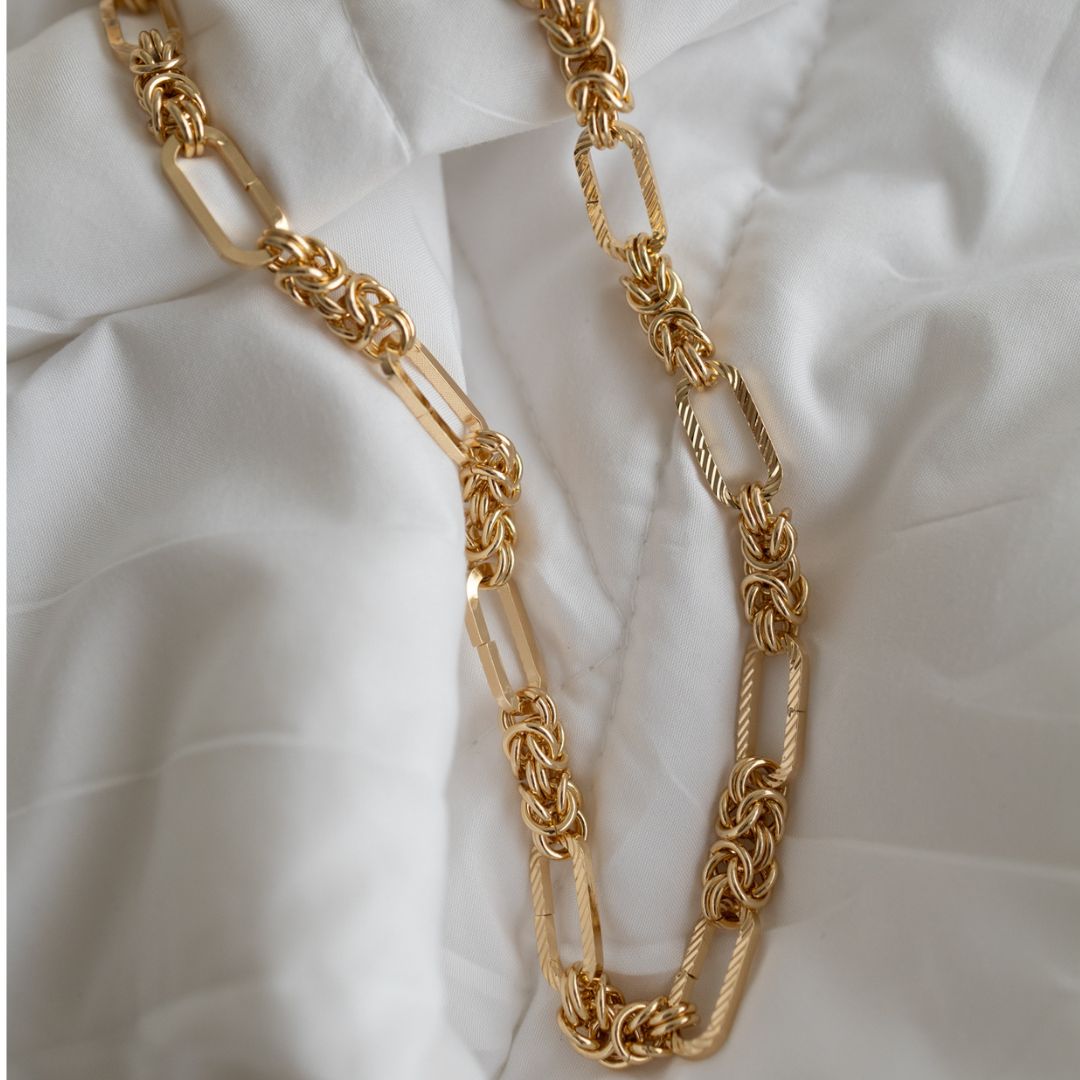 Rosa Chain Necklace in Gold – CHROME