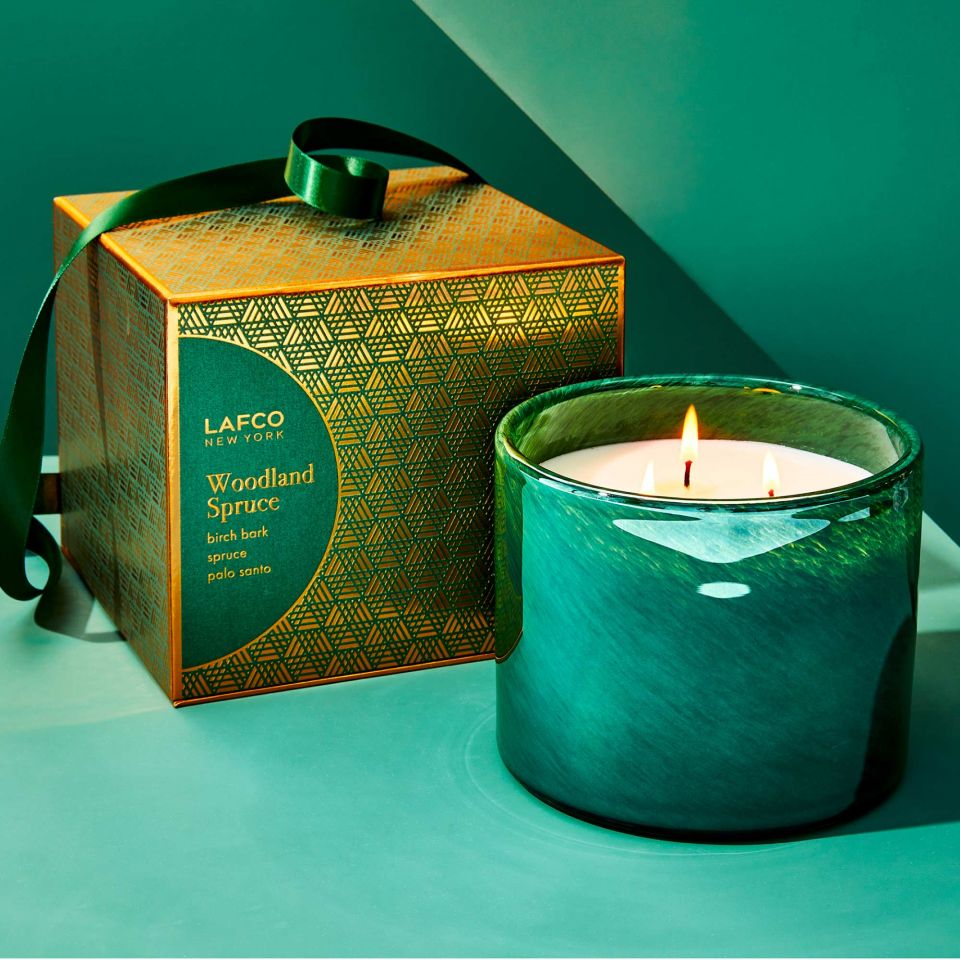 LAFCO Woodland Spruce 3 Wick 30 Oz – CHROME