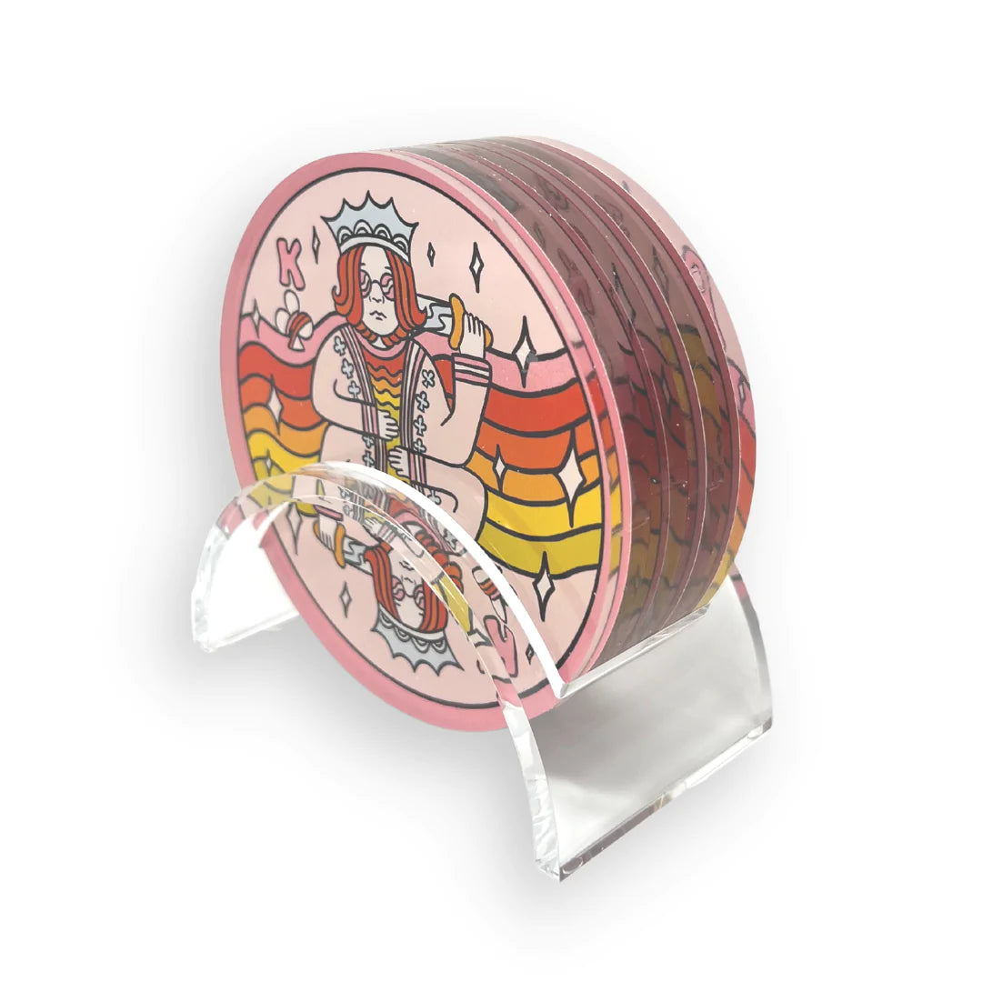 U Shaped Coaster Display – CHROME